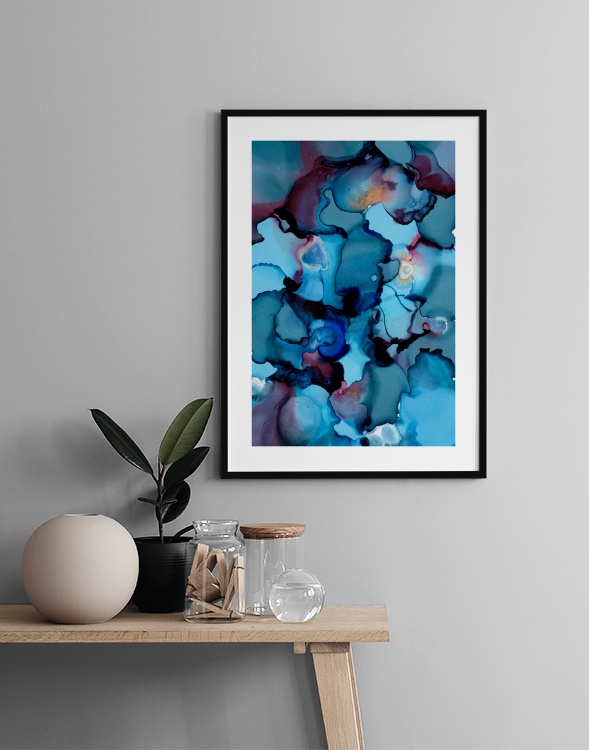Abstract Ink Poster